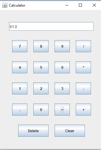 Calculator | Java GUI Calculator